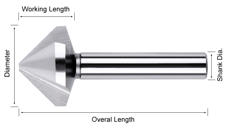 Adjustable Depth Onshape Countersink For Stainless Steel from China ...